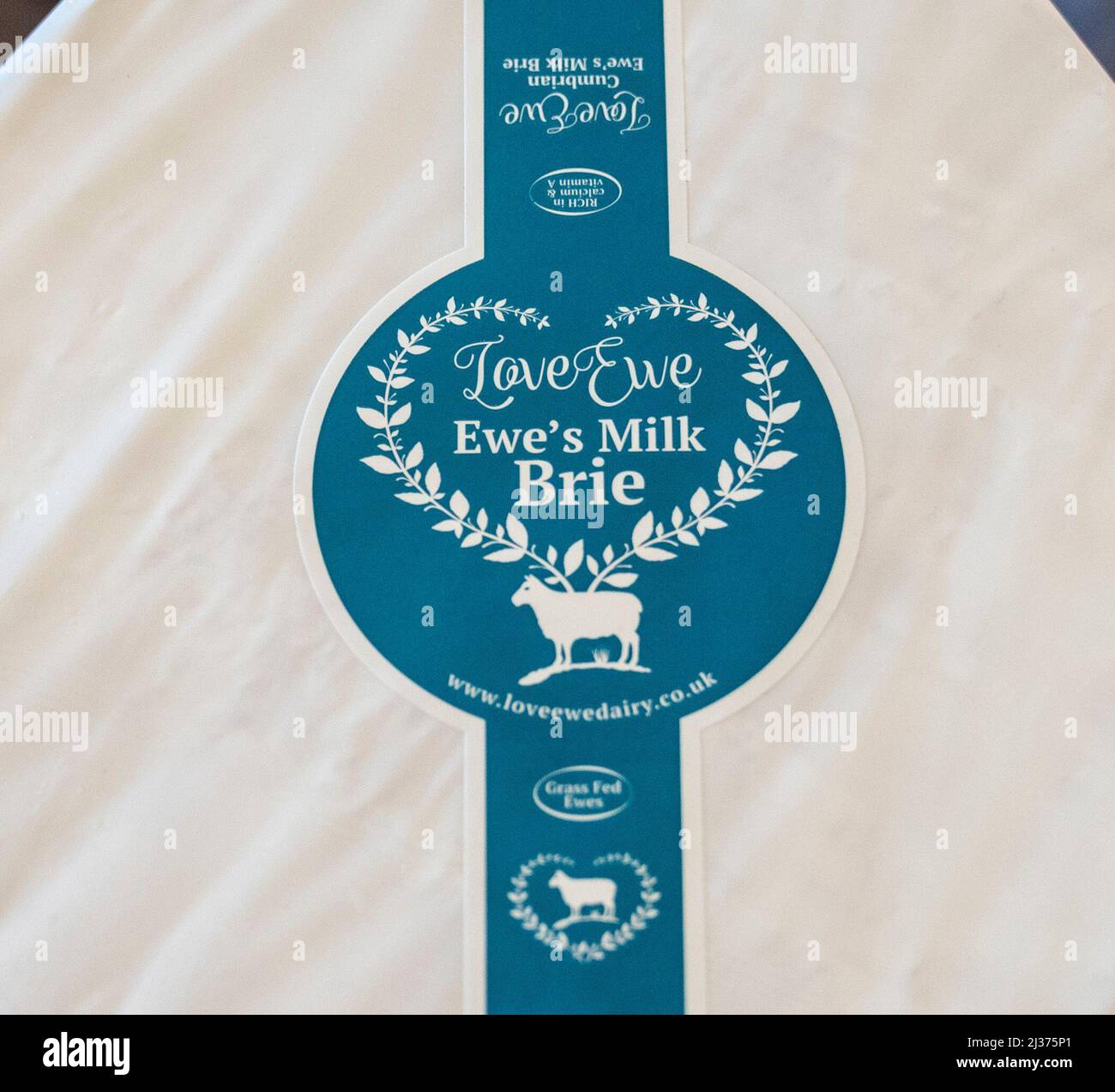 Packaging from the cheese that the Prince of Wales tasted during a ...