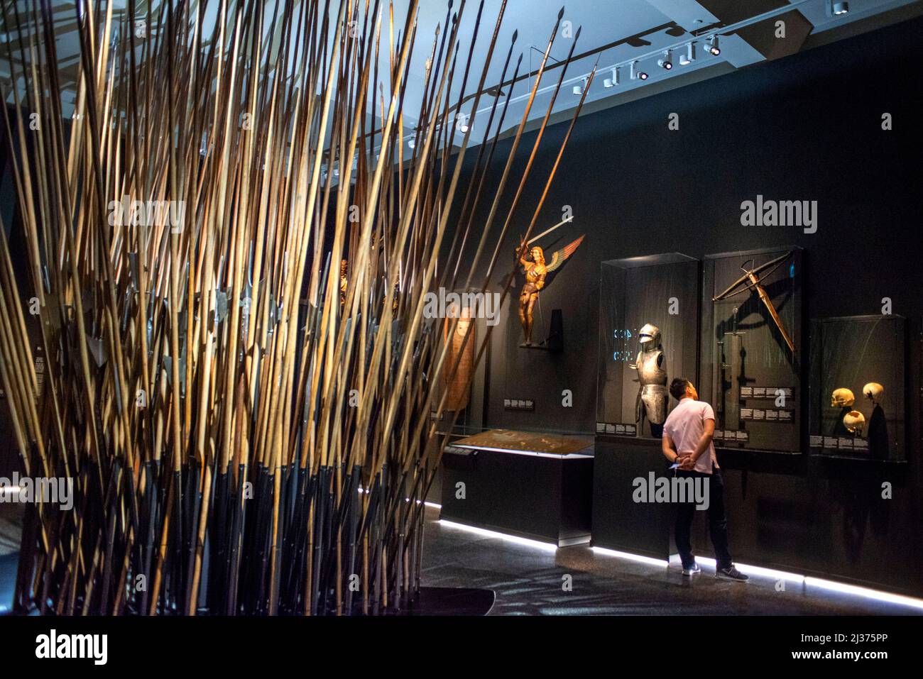 Inside Swiss National Museum or Landesmuseum designed by Christ ...