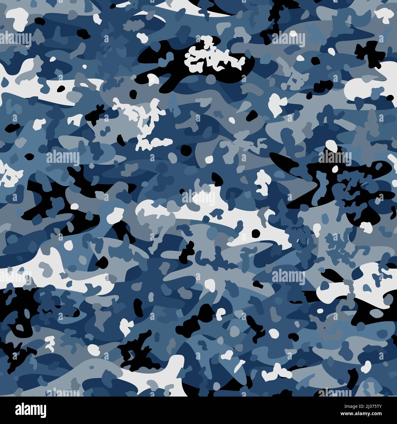 Blue and gray colors seamless pattern background of hexagons and ...