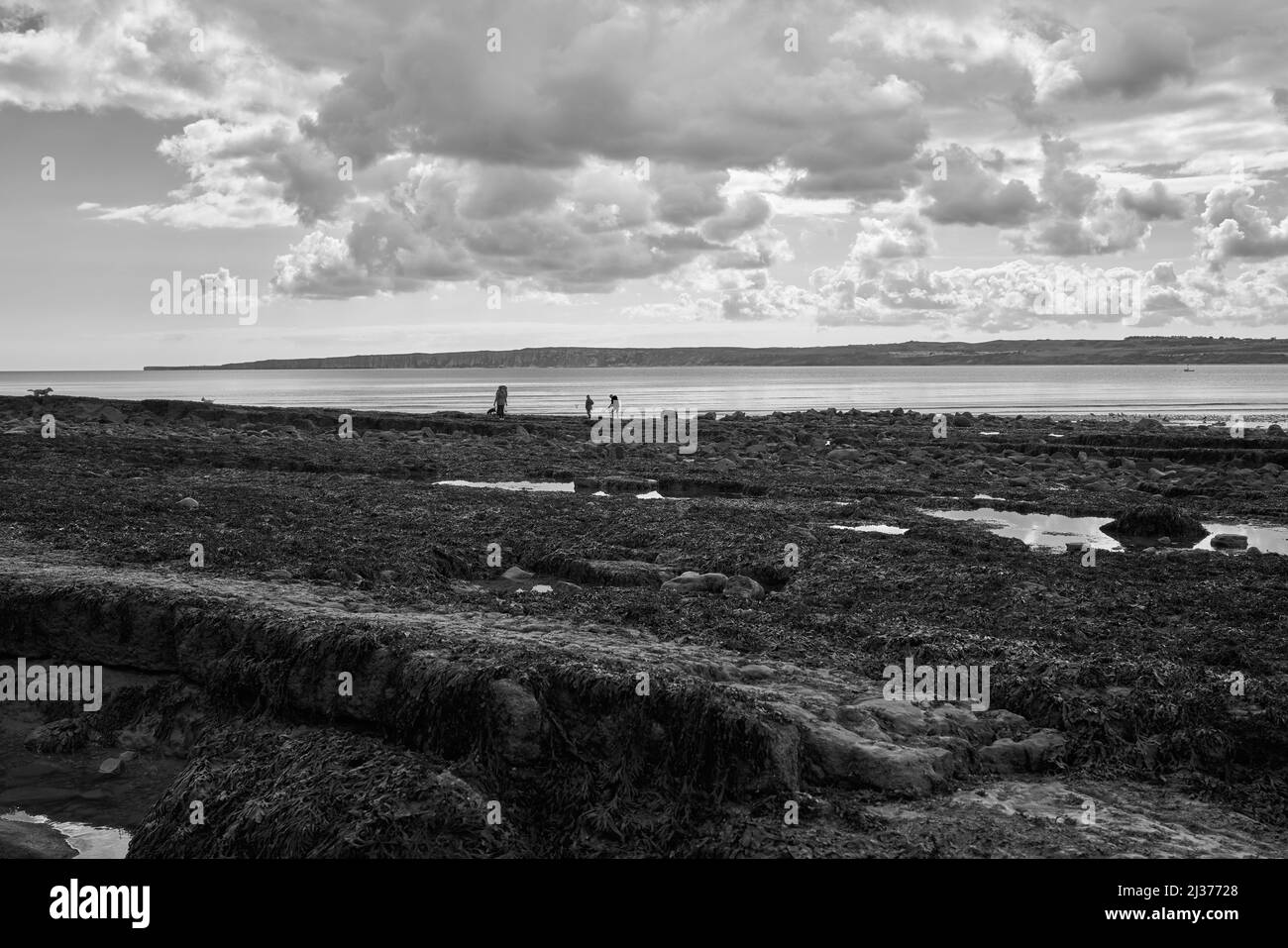 Filey bay Black and White Stock Photos & Images - Alamy