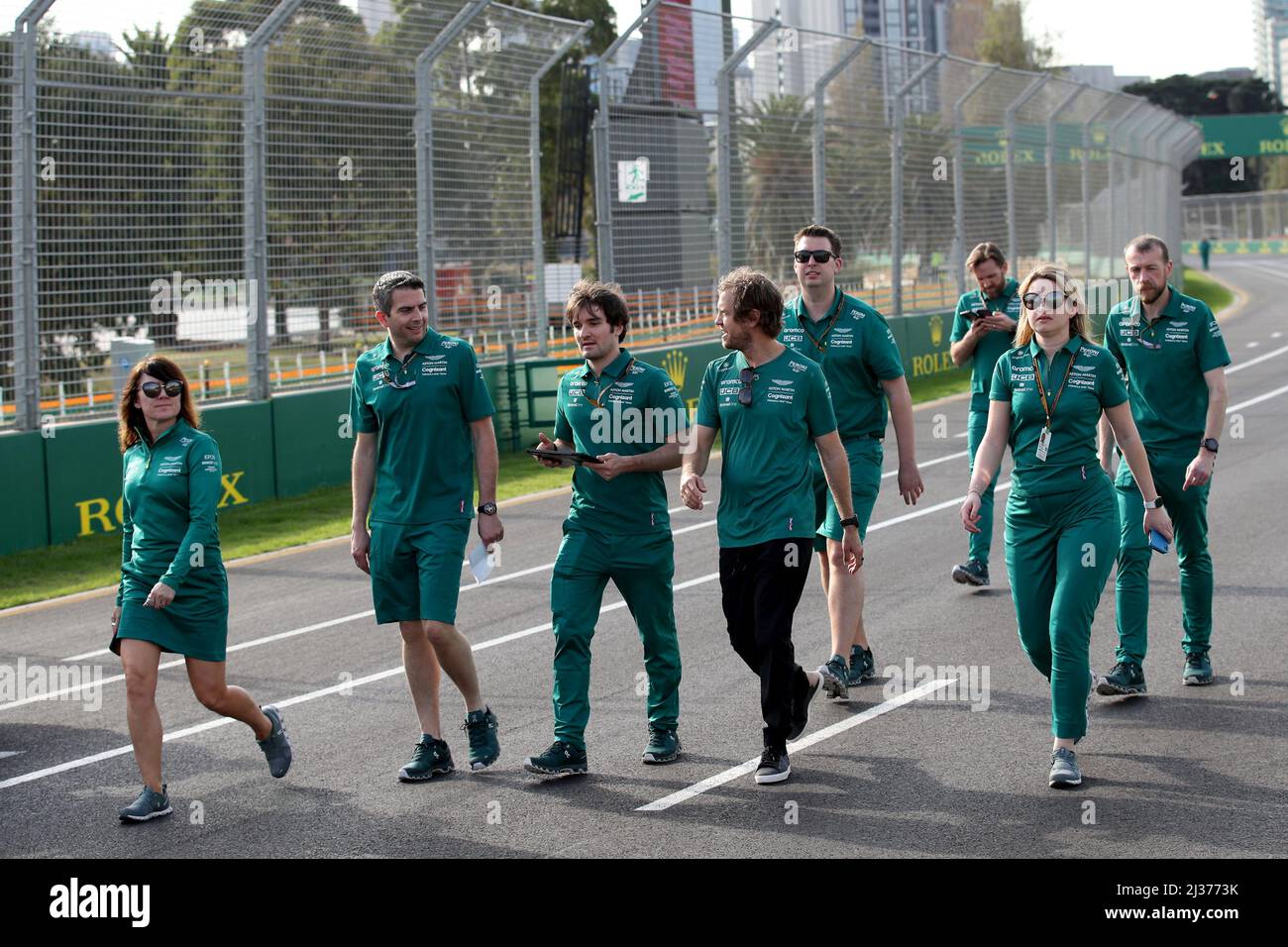 Melbourne, Australia. 6th April 2022. Sebastian Vettel (GER) Aston ...