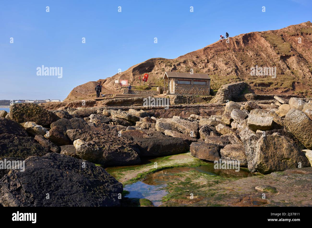 Headland at Filey Brigg, East Yorkshire, UK Stock Photo - Alamy