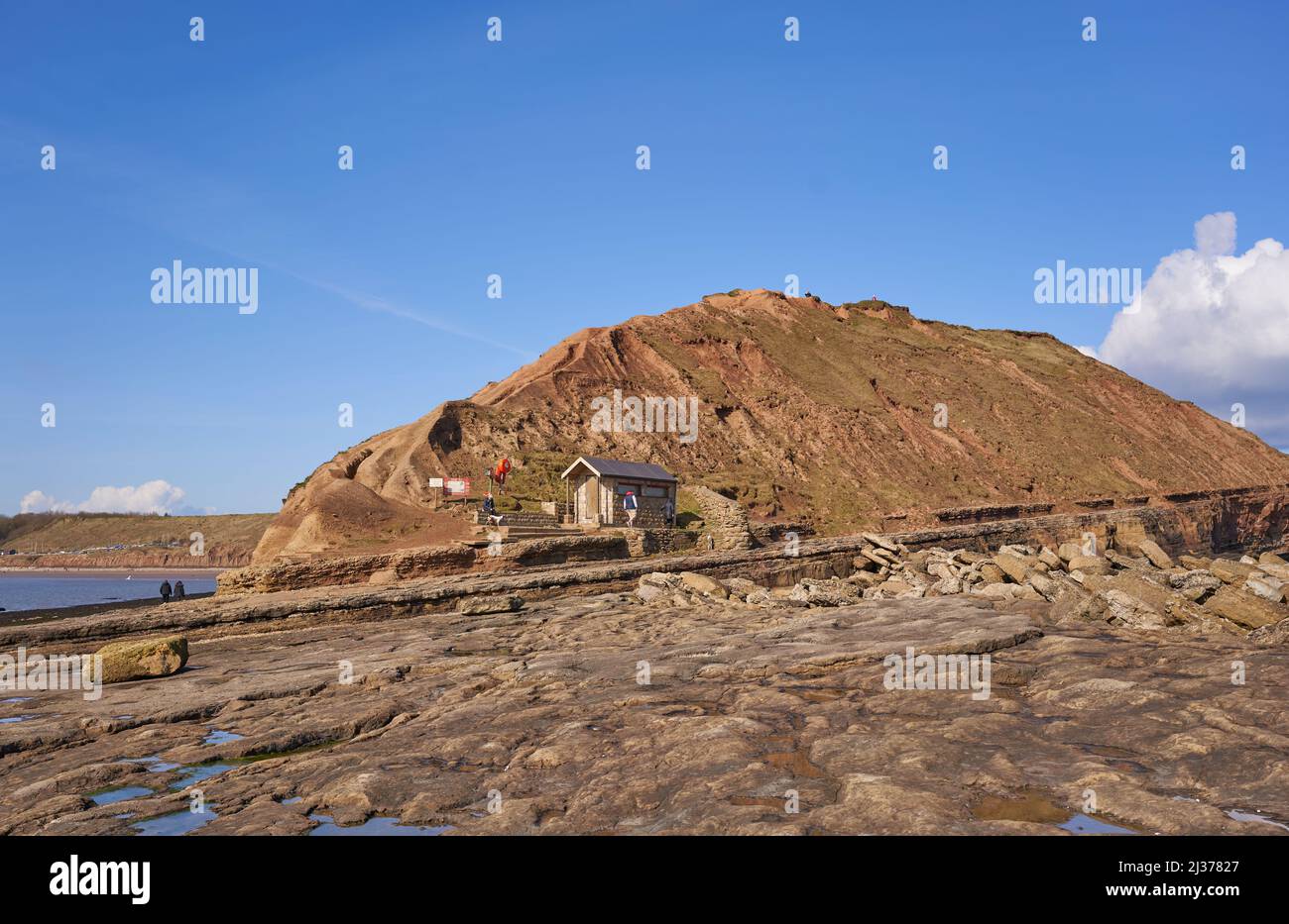 Headland at Filey Brigg, East Yorkshire, UK Stock Photo - Alamy