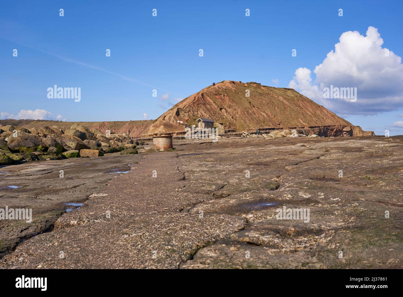 Headland at Filey Brigg, East Yorkshire, UK Stock Photo - Alamy