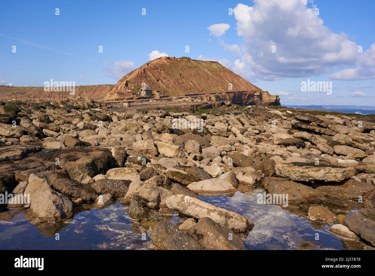 Headland at Filey Brigg, East Yorkshire, UK Stock Photo - Alamy