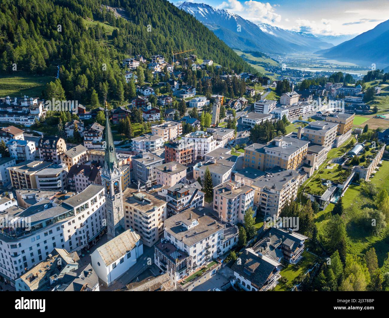 St moritz dorf switzerland graubunden hi-res stock photography and ...