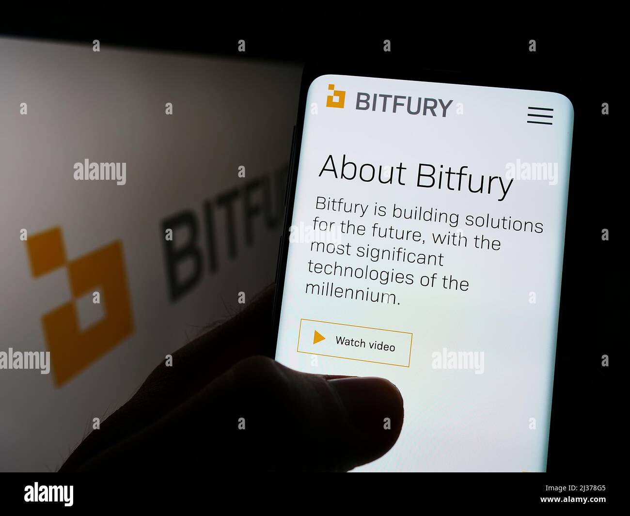 Bitfury holding hi-res stock photography and images - Alamy