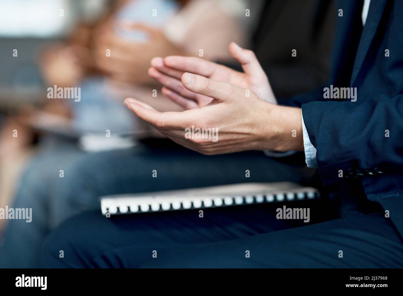 We dont need nothing but today. Cropped shot of an unrecognizable man ...