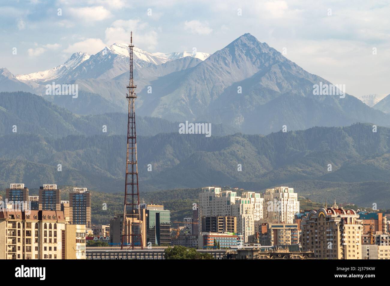 Almaty television tower hi-res stock photography and images - Alamy