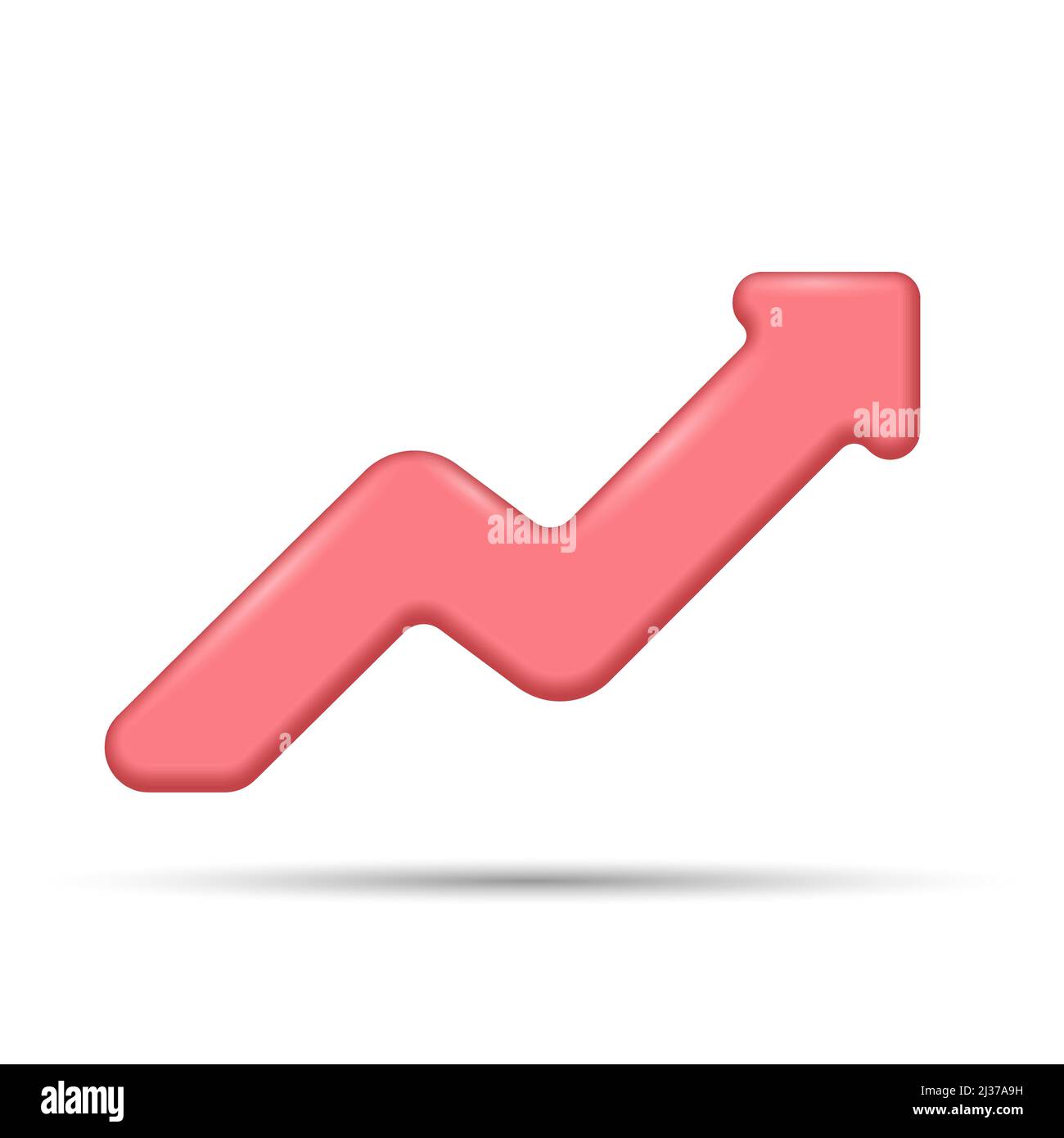 Abstract neutral business statistics chart growing graphs. Cartoon red ...
