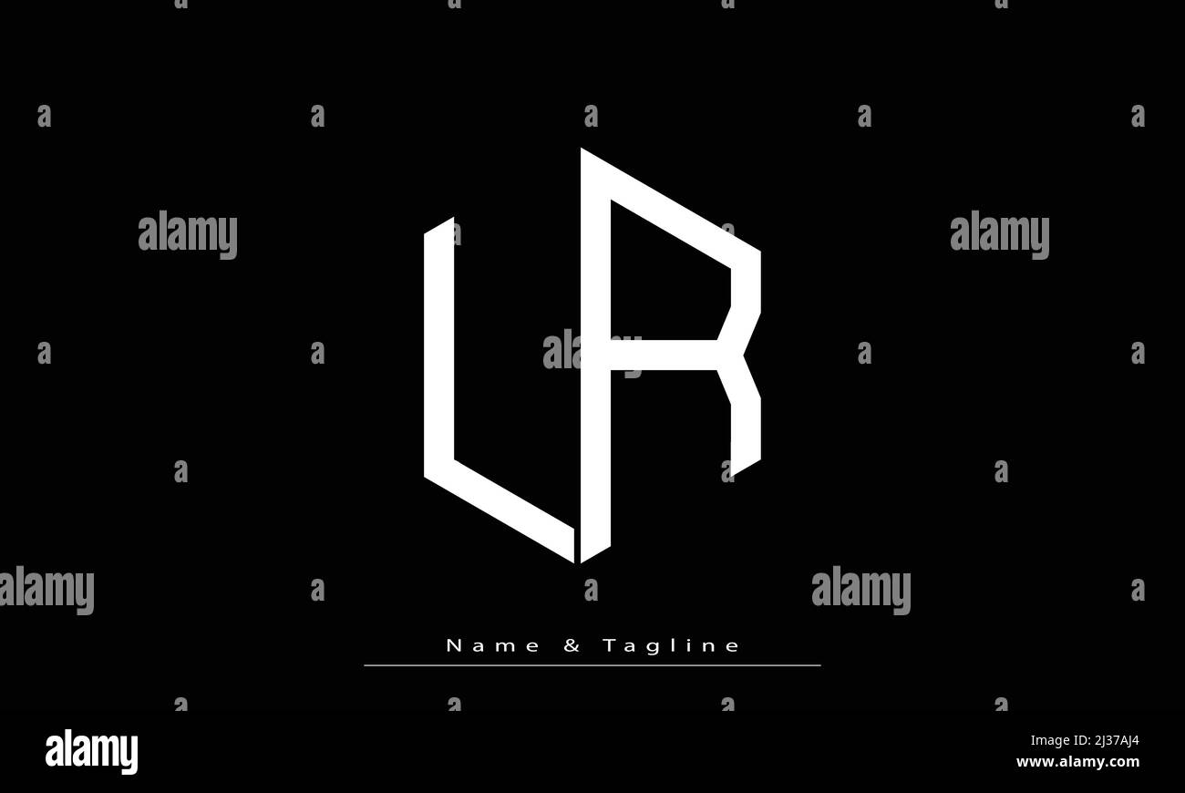 Alphabet letters Initials Monogram logo LR , RL Stock Vector Image ...