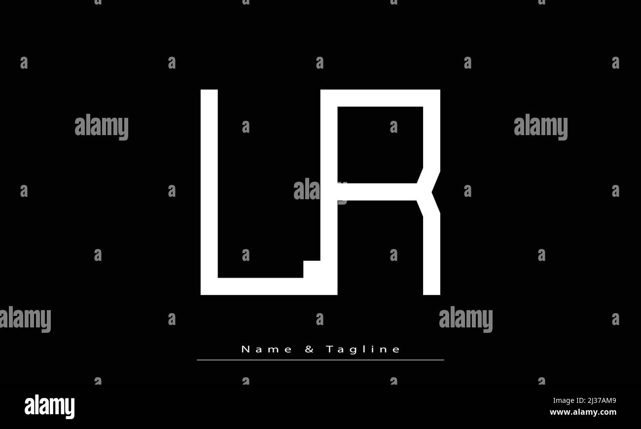 Alphabet letters Initials Monogram logo LR , RL Stock Vector Image ...