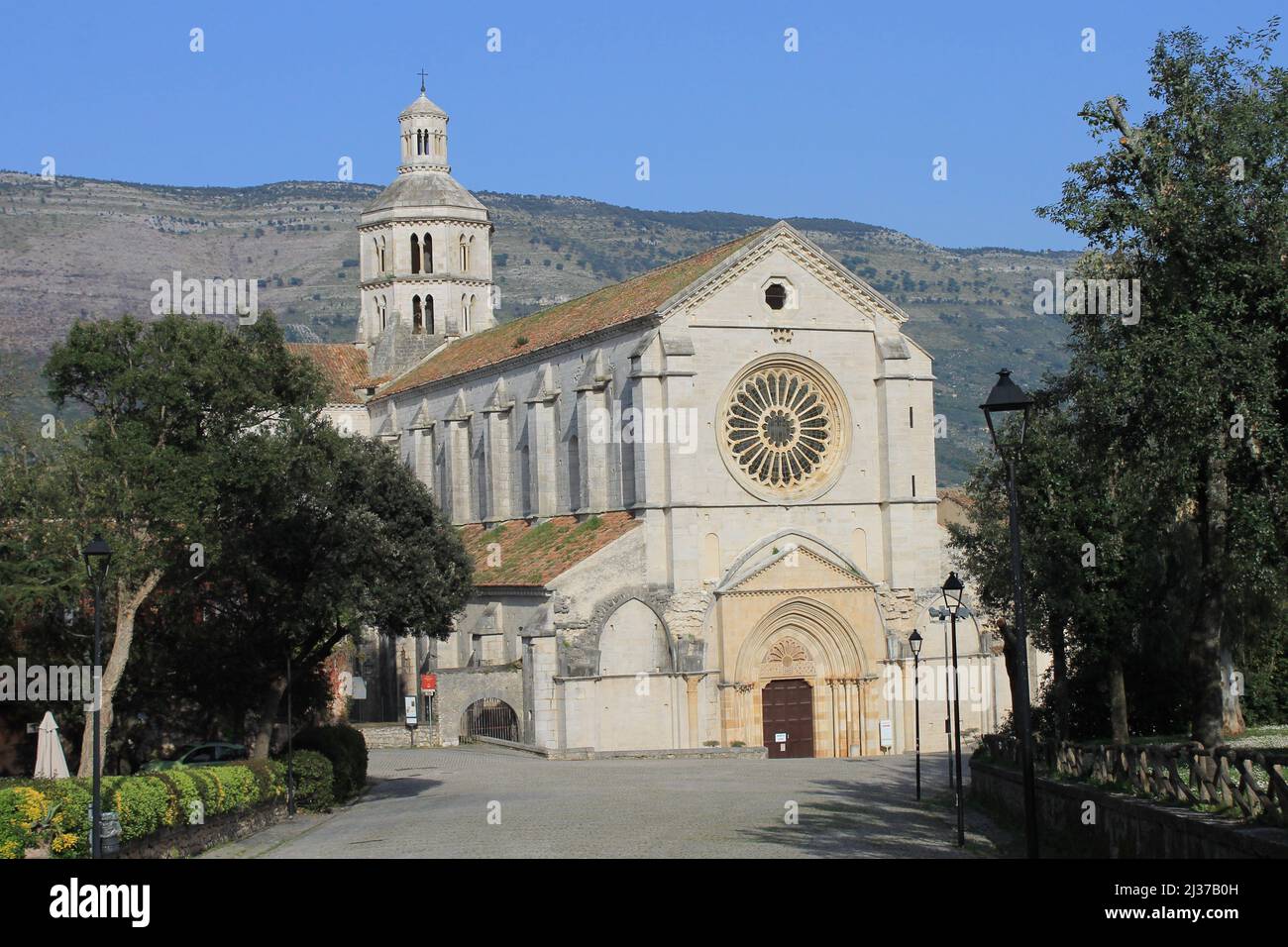 Fossanova Abbey, dating back to the year 1208, is a Cistercian Gothic ...