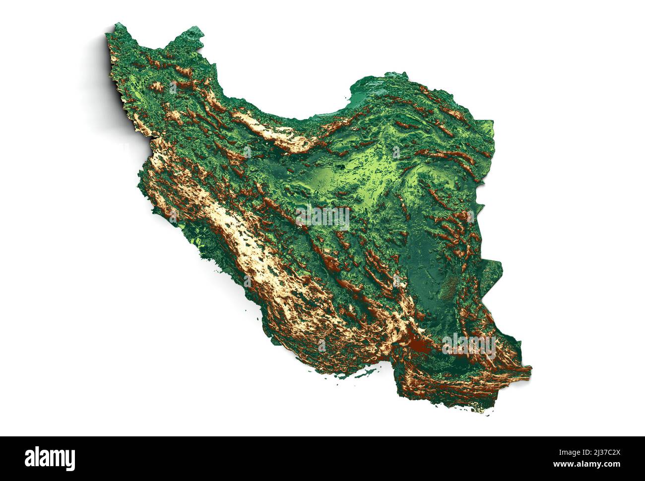 Iran country map hi-res stock photography and images - Alamy