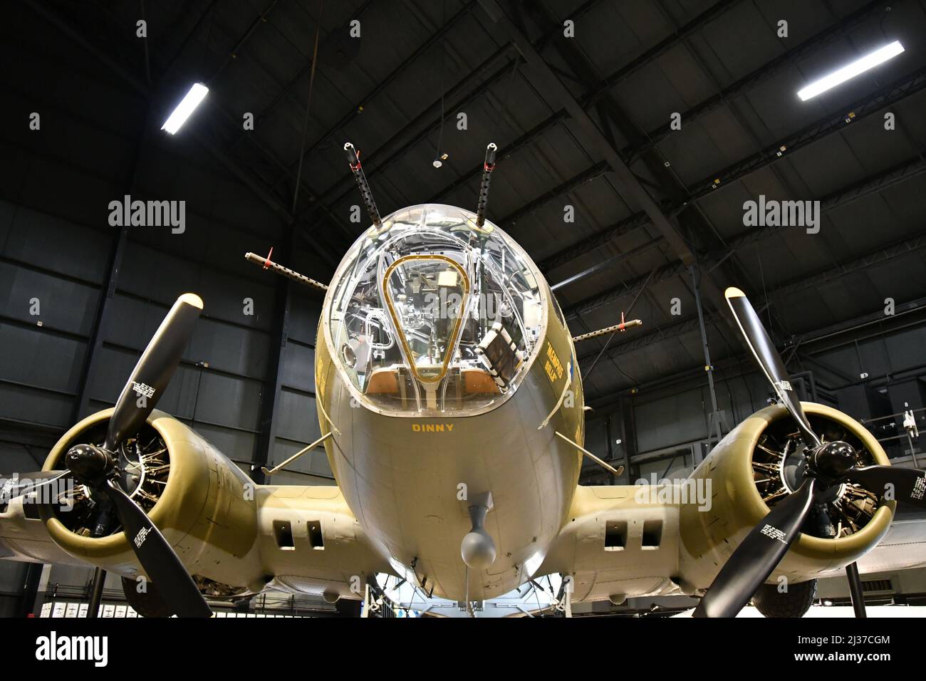 The Boeing b-17 flying fortress at the National Museum of the US Air ...