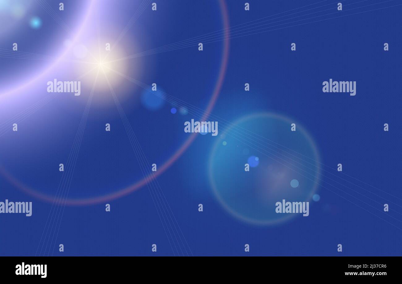 A futuristic render of a blue space background for wallpapers Stock ...