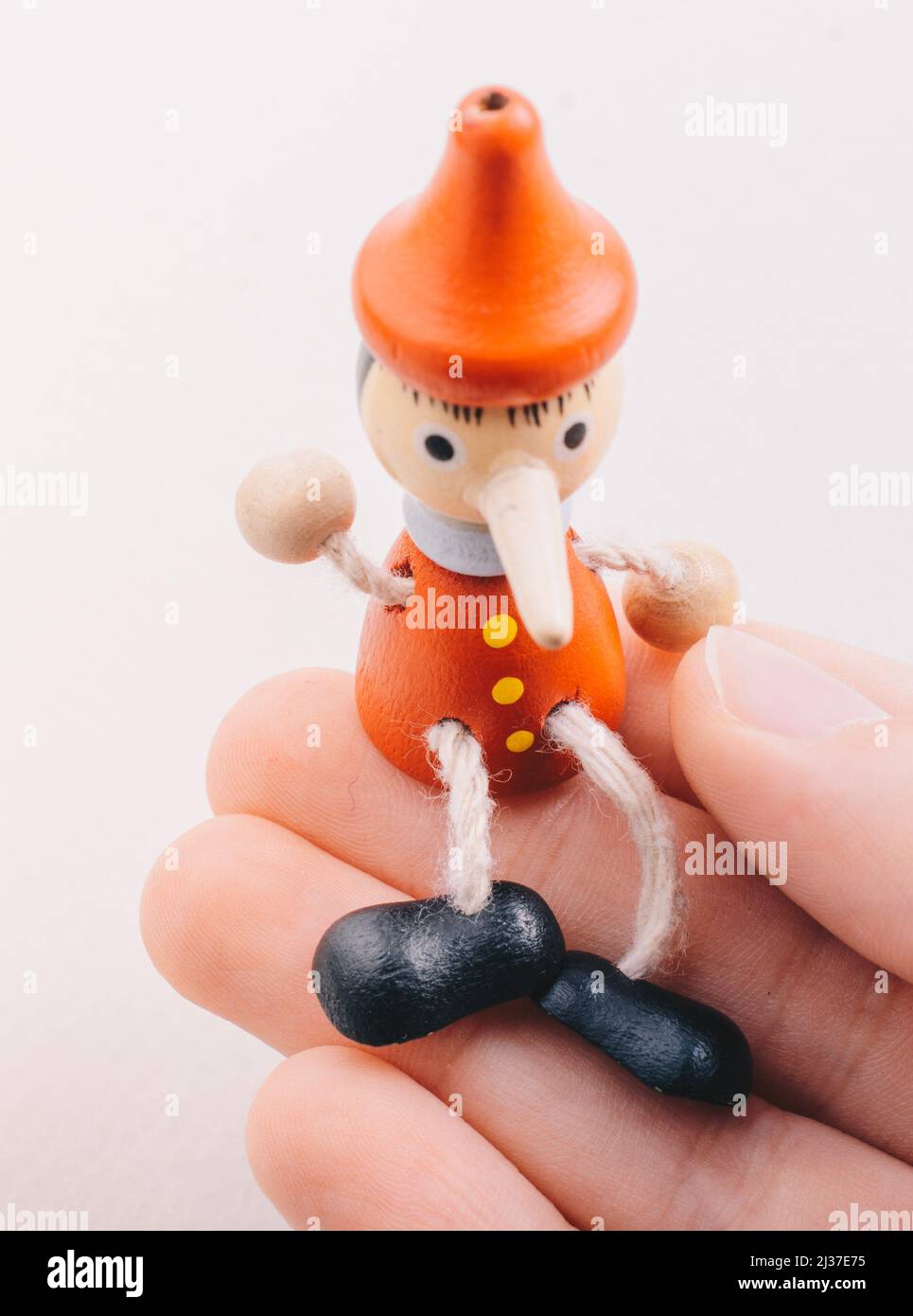 Pinocchio wooden doll hi-res stock photography and images - Alamy