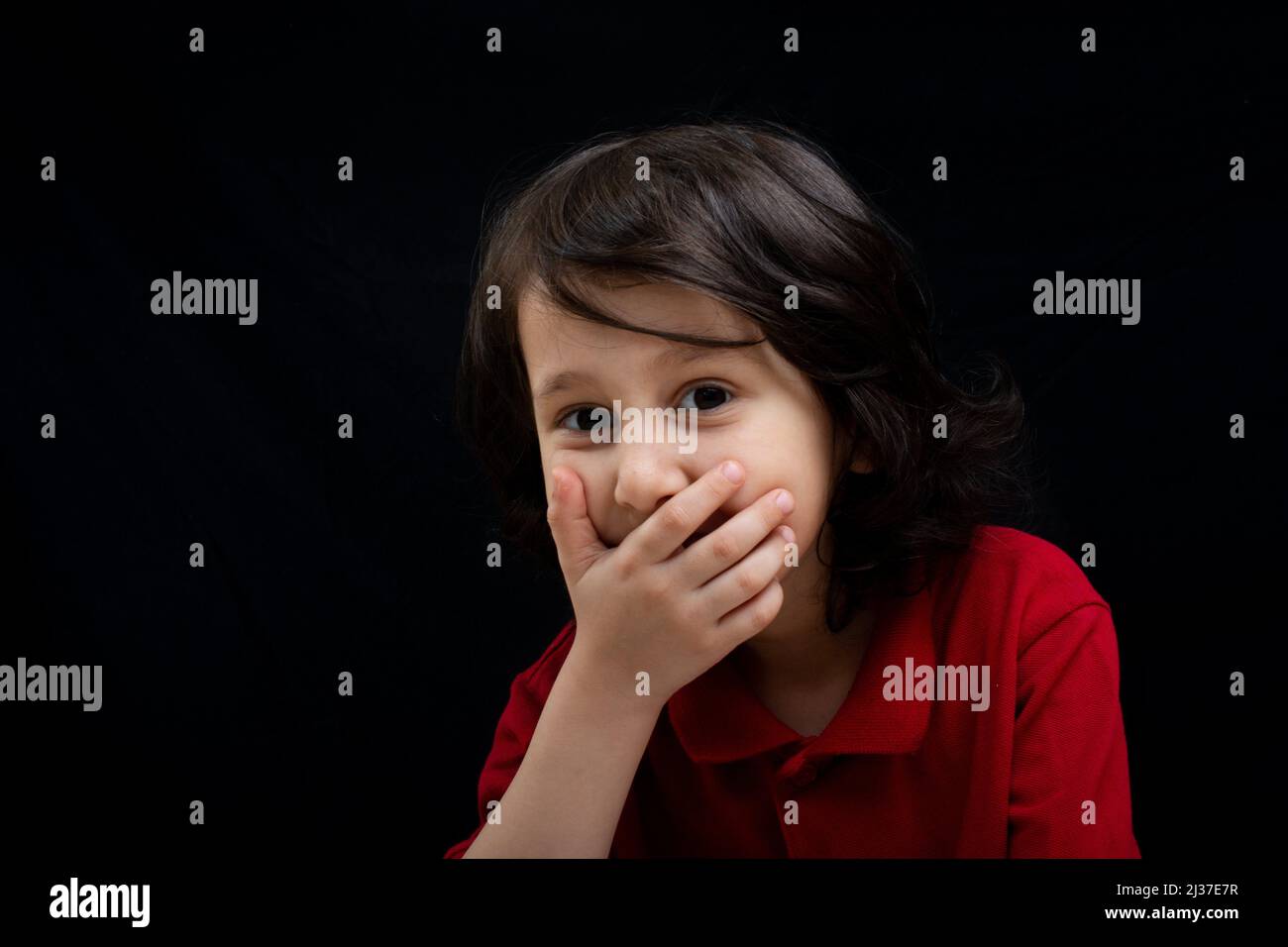 Shocked child boy hi-res stock photography and images - Alamy