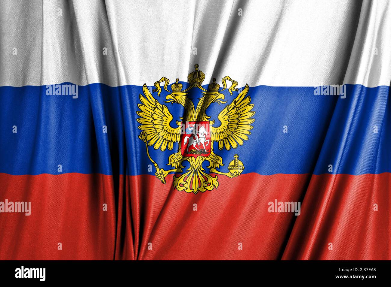 Russian blue and white flag hi-res stock photography and images - Alamy