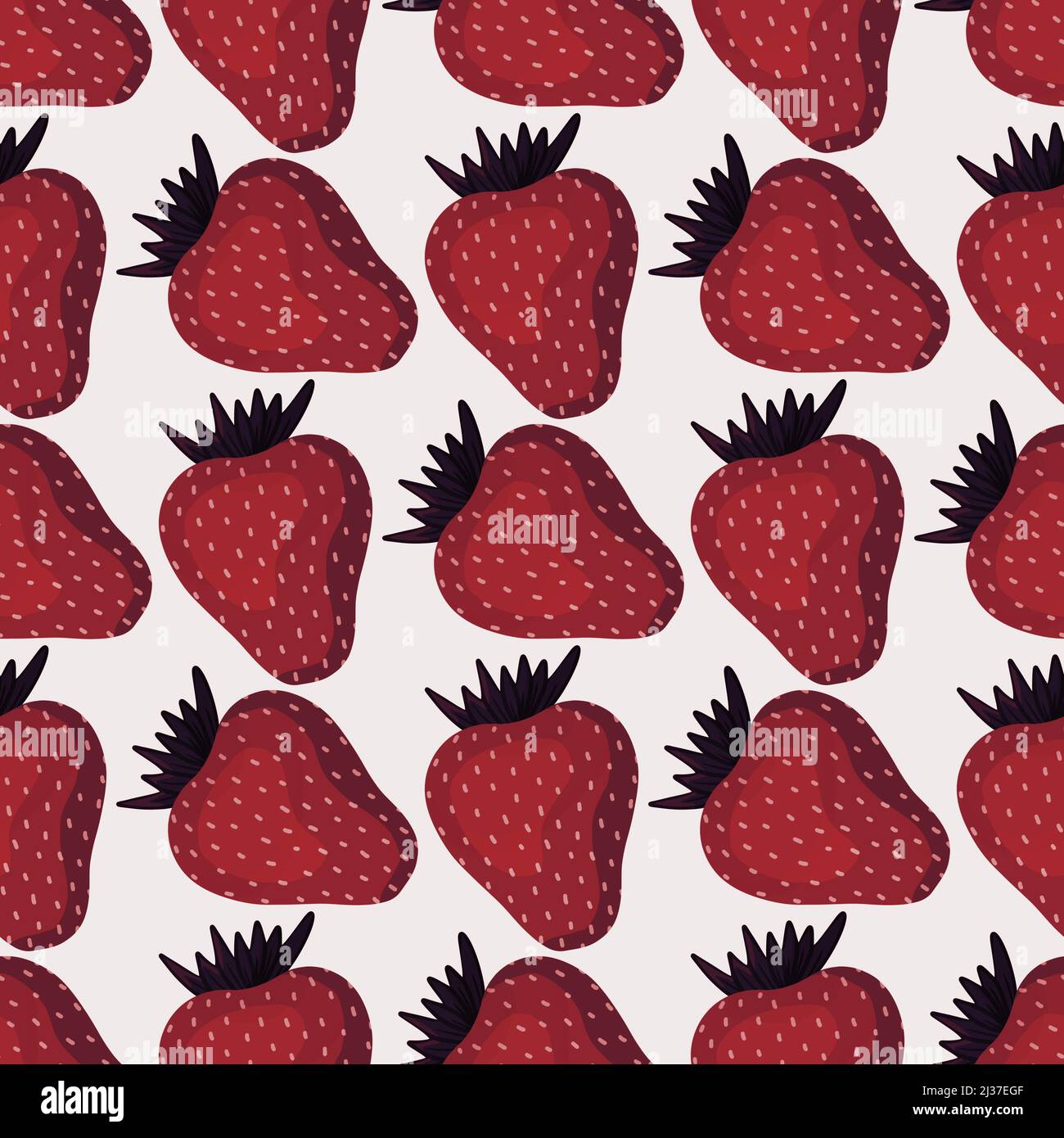Fruit seamless strawberry pattern for fabrics and textiles and ...