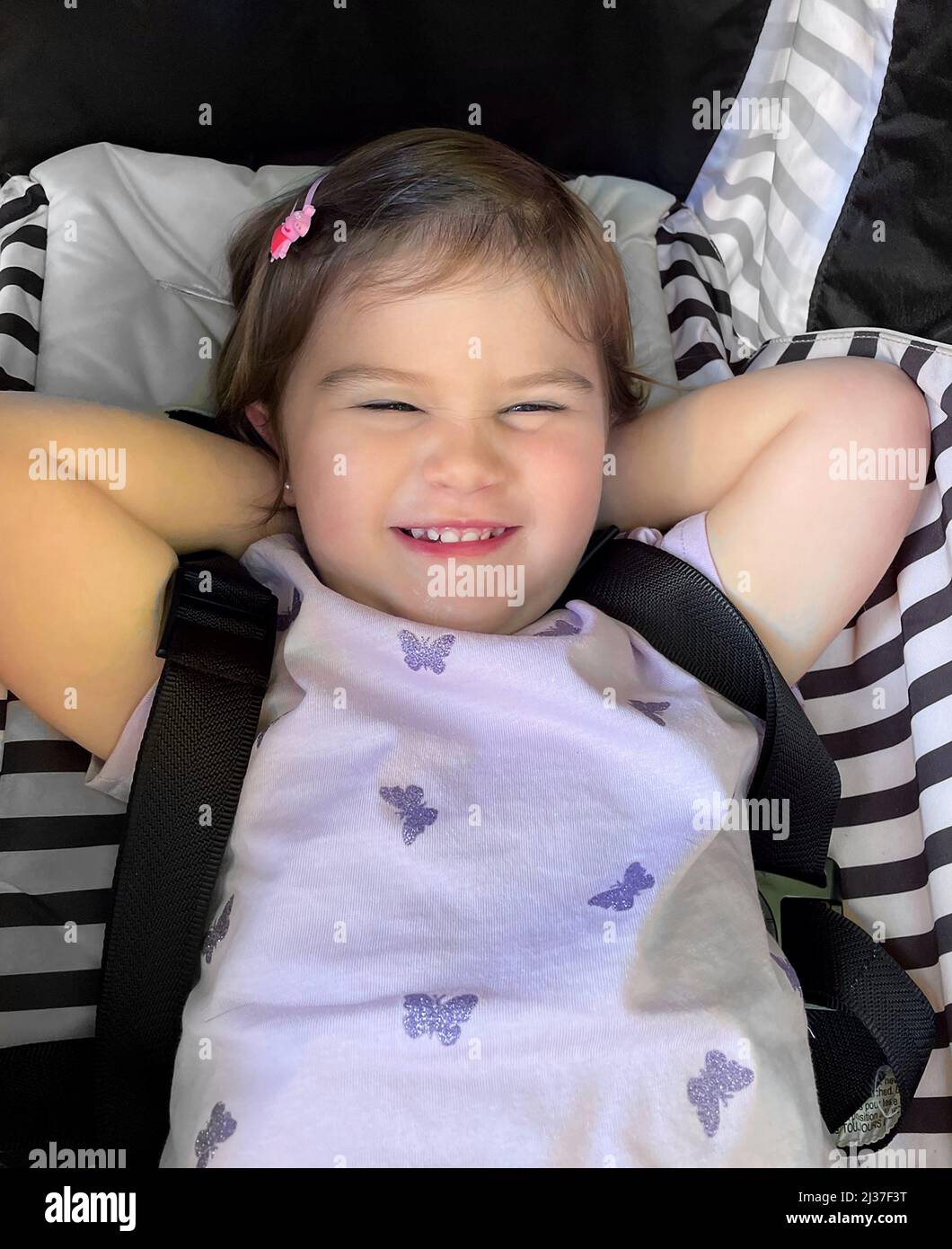 Portrait looks at camera smile hi-res stock photography and images - Alamy