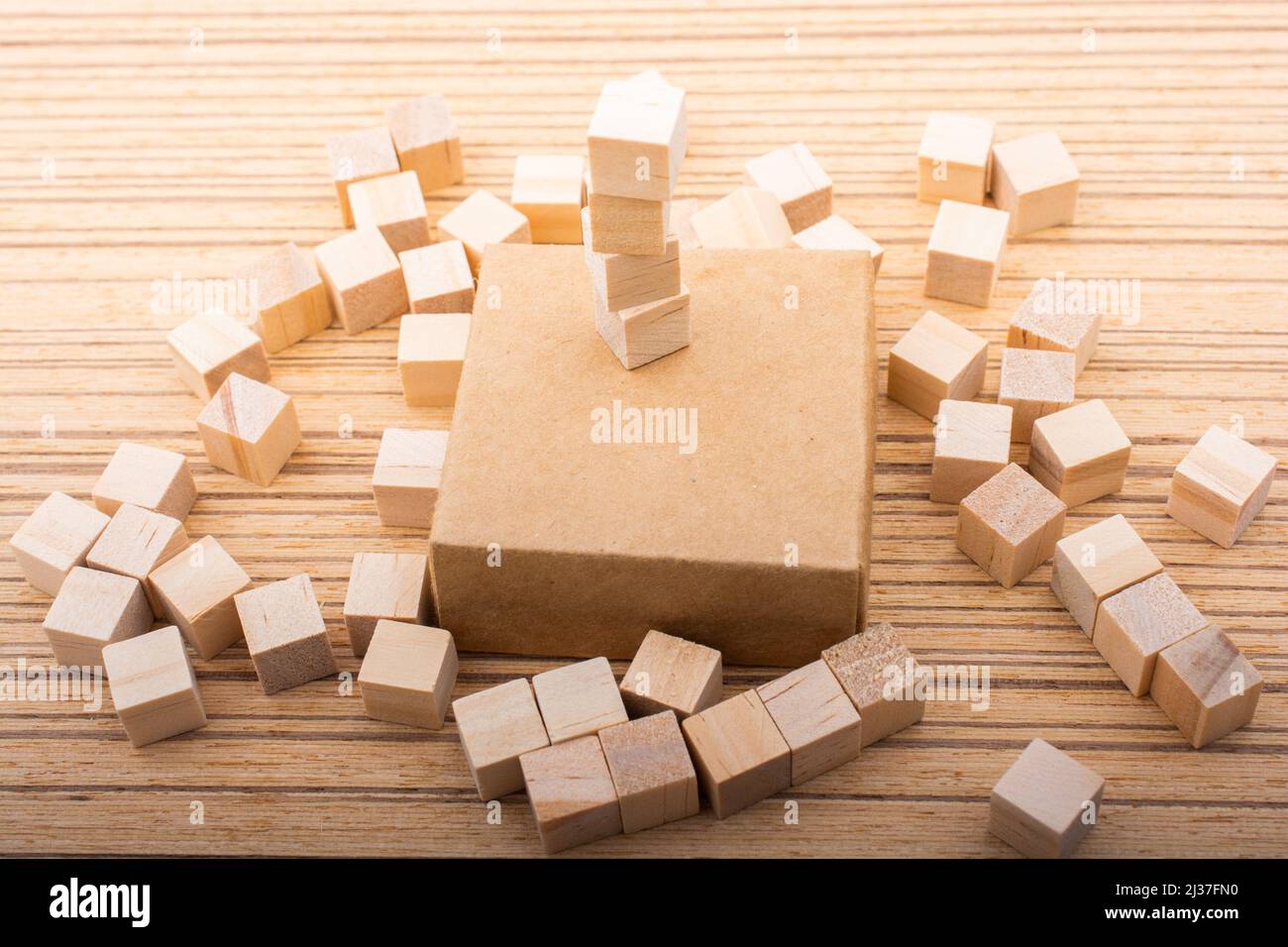 Wooden cubes no hi-res stock photography and images - Alamy