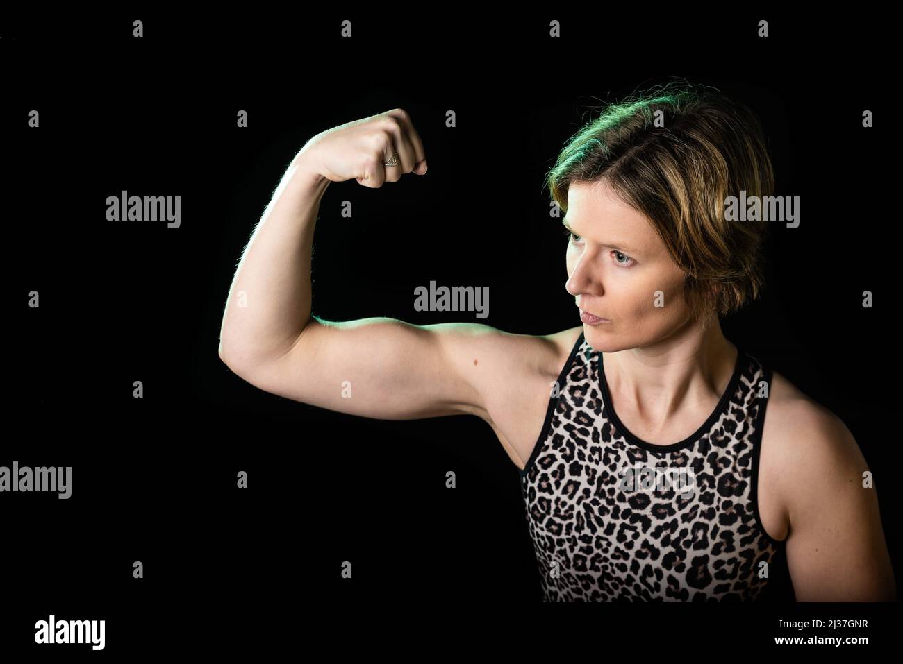 Biceps black and white hi-res stock photography and images - Alamy
