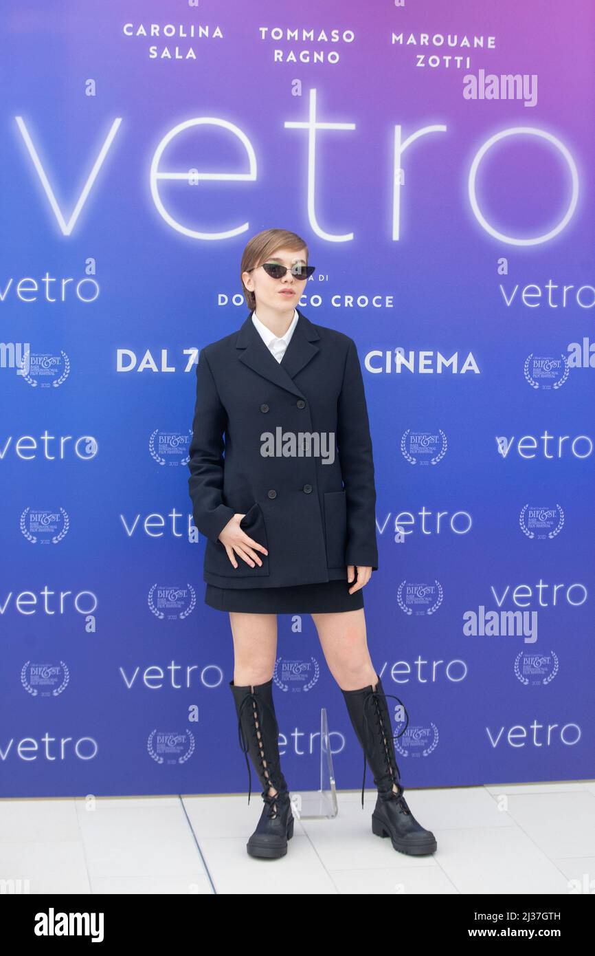 Rome, Italy, 06/04/2022, Italian actress Carolina Sala attends the ...