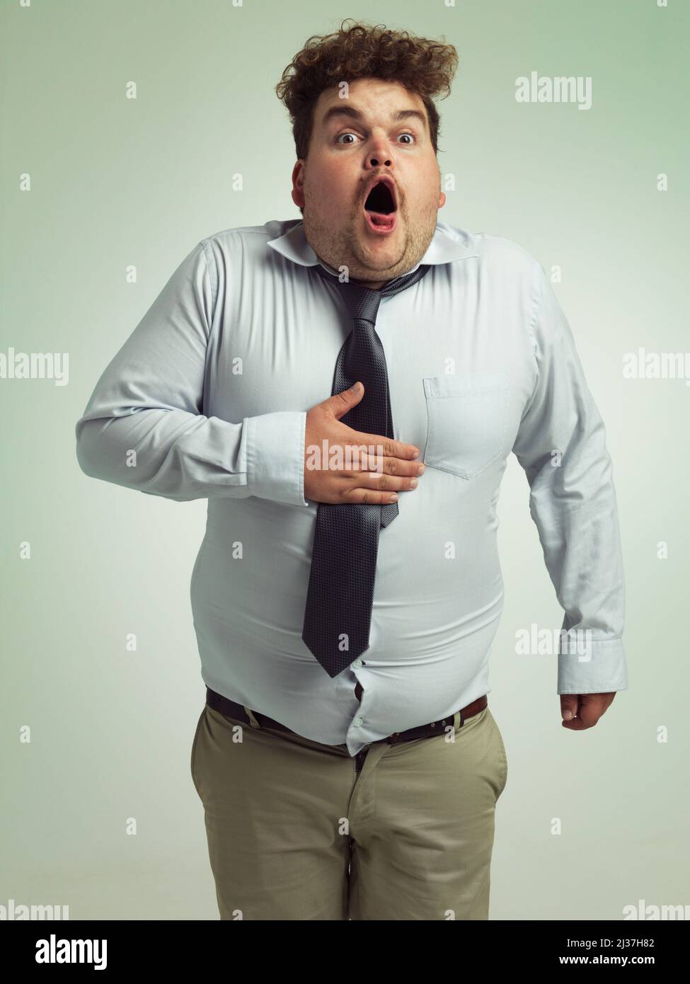 Slightly Overweight Person