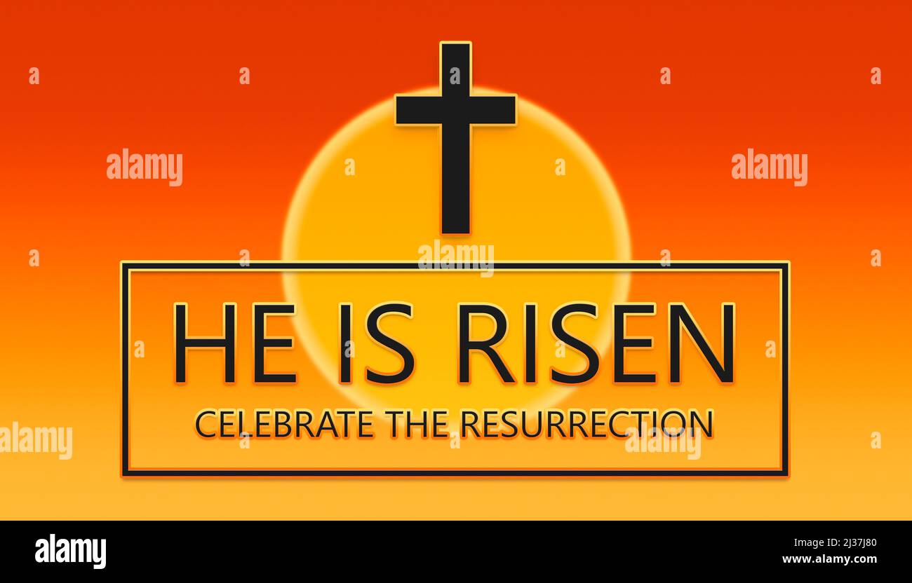 Christ resurrection illustration hi-res stock photography and images ...