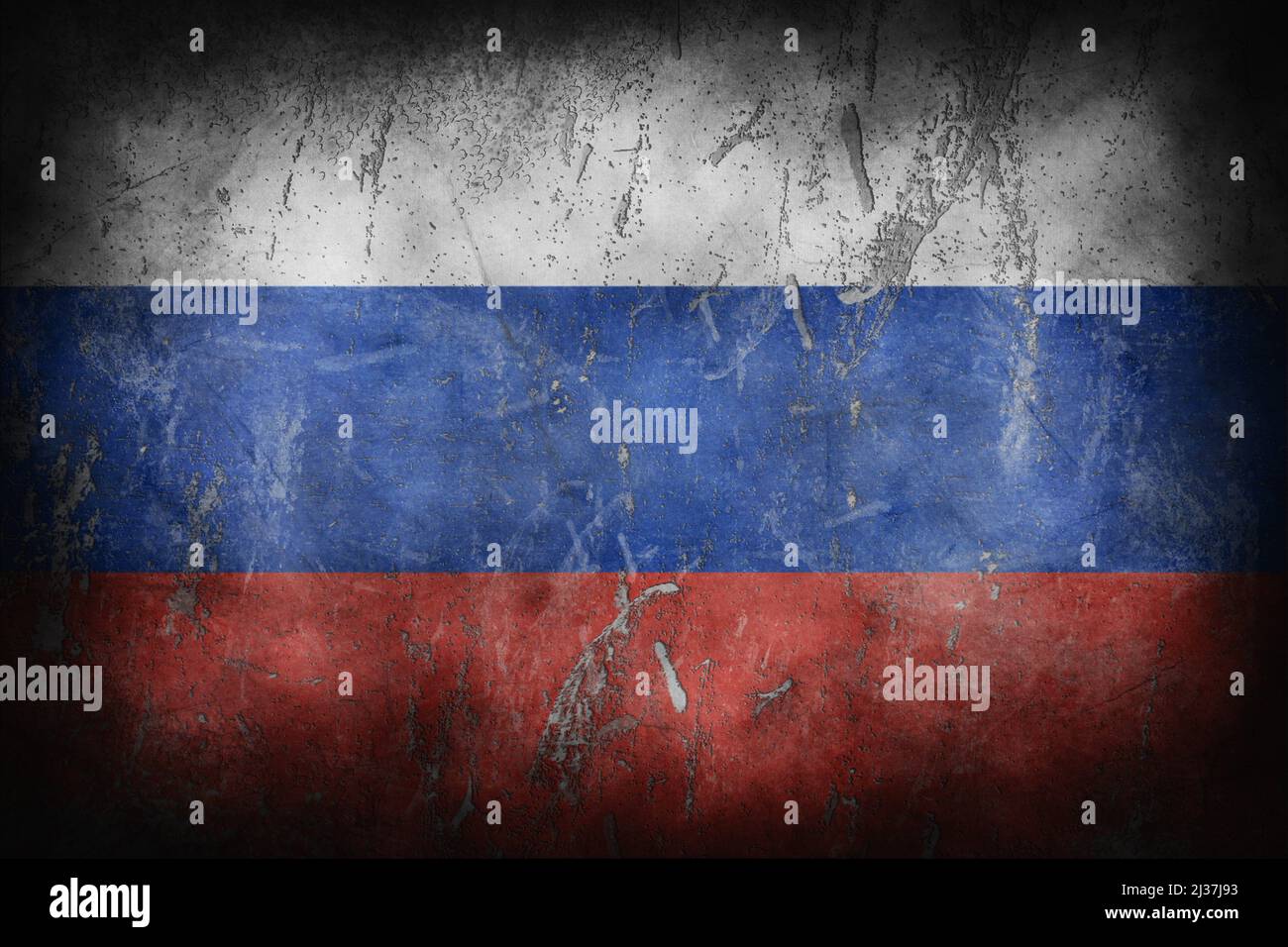 Russian blue and white flag hi-res stock photography and images - Alamy