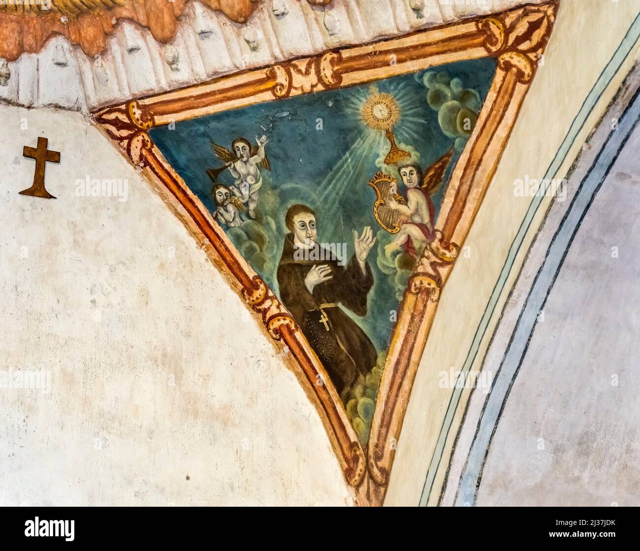 Eucharist fresco hi-res stock photography and images - Alamy