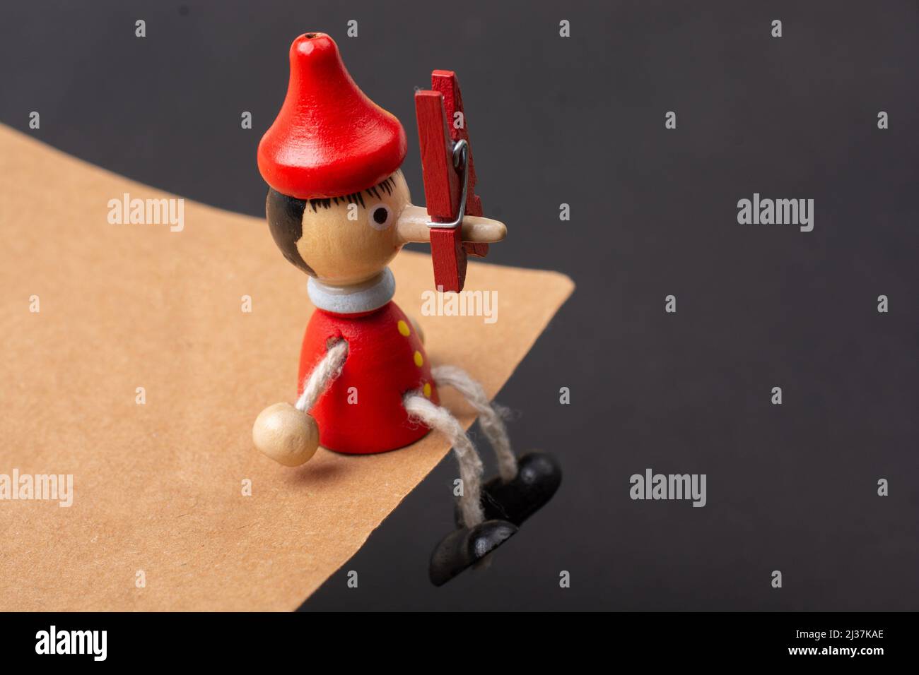 Pinocchio face hi-res stock photography and images - Alamy