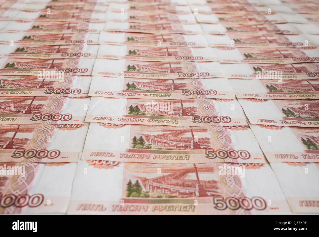 the image is 5000 rubles cash of Russian Federation. background image ...