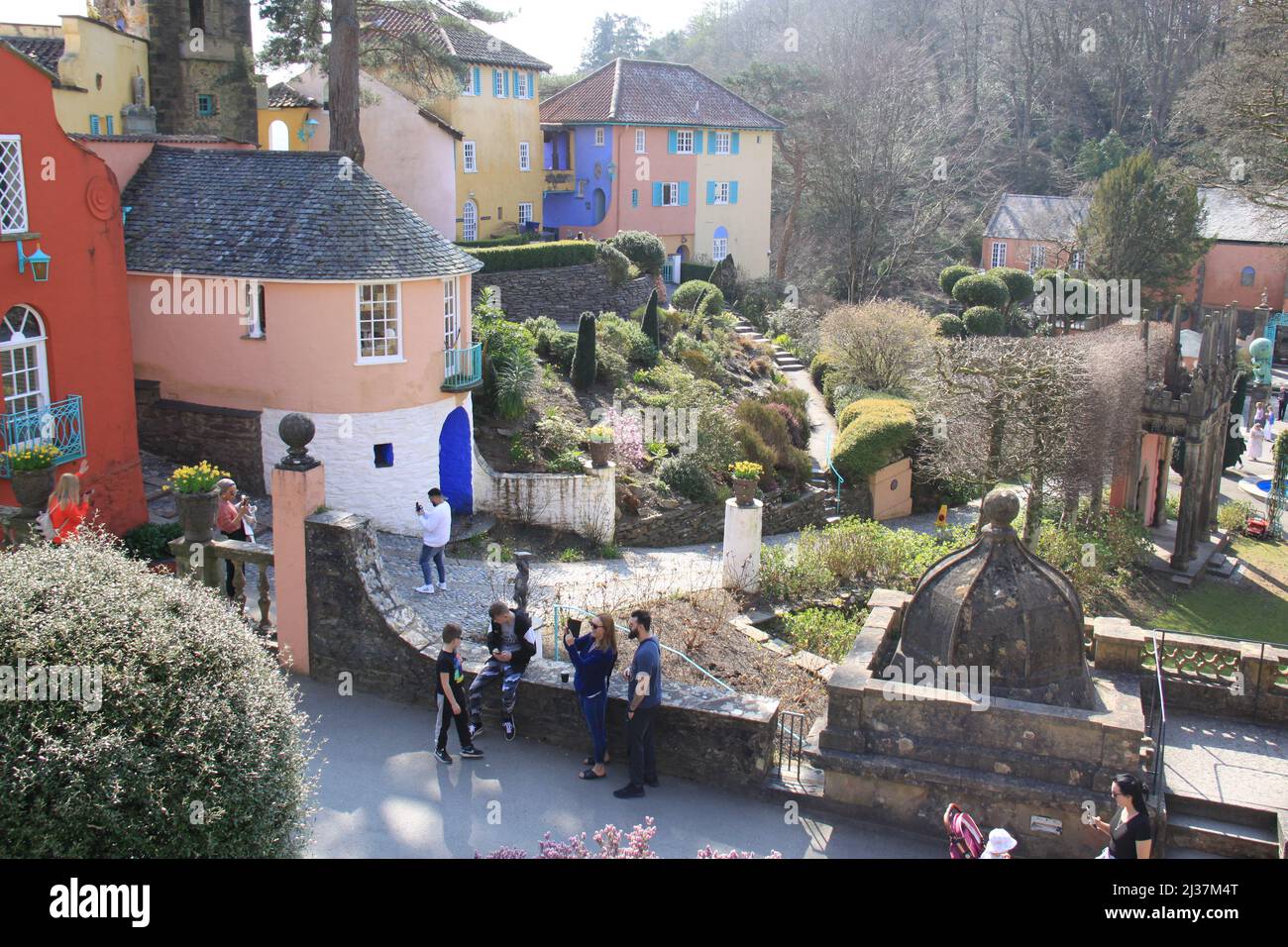 Portmeirion is an enchanting Italianate style village on the coast of ...