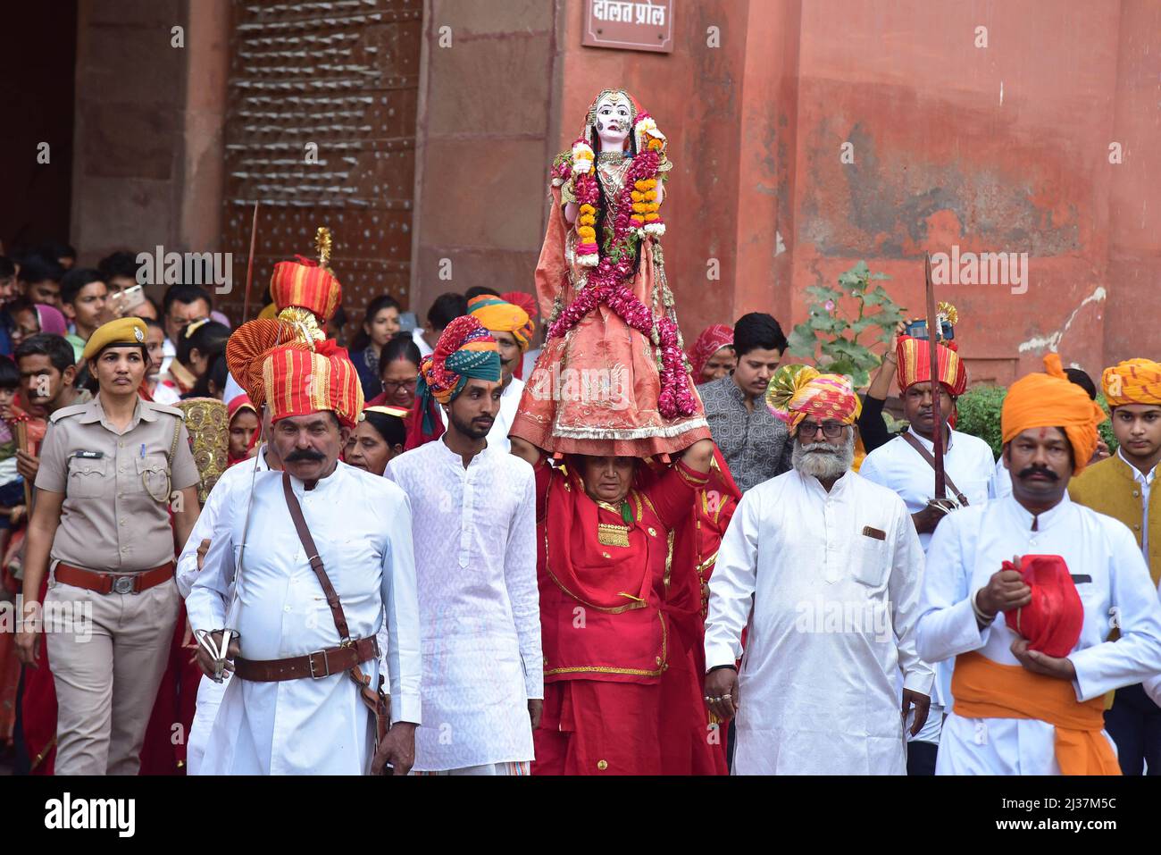 Gangaur mata sawari hi-res stock photography and images - Alamy