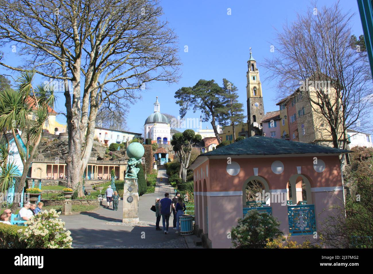 Portmeirion is an enchanting Italianate style village on the coast of ...
