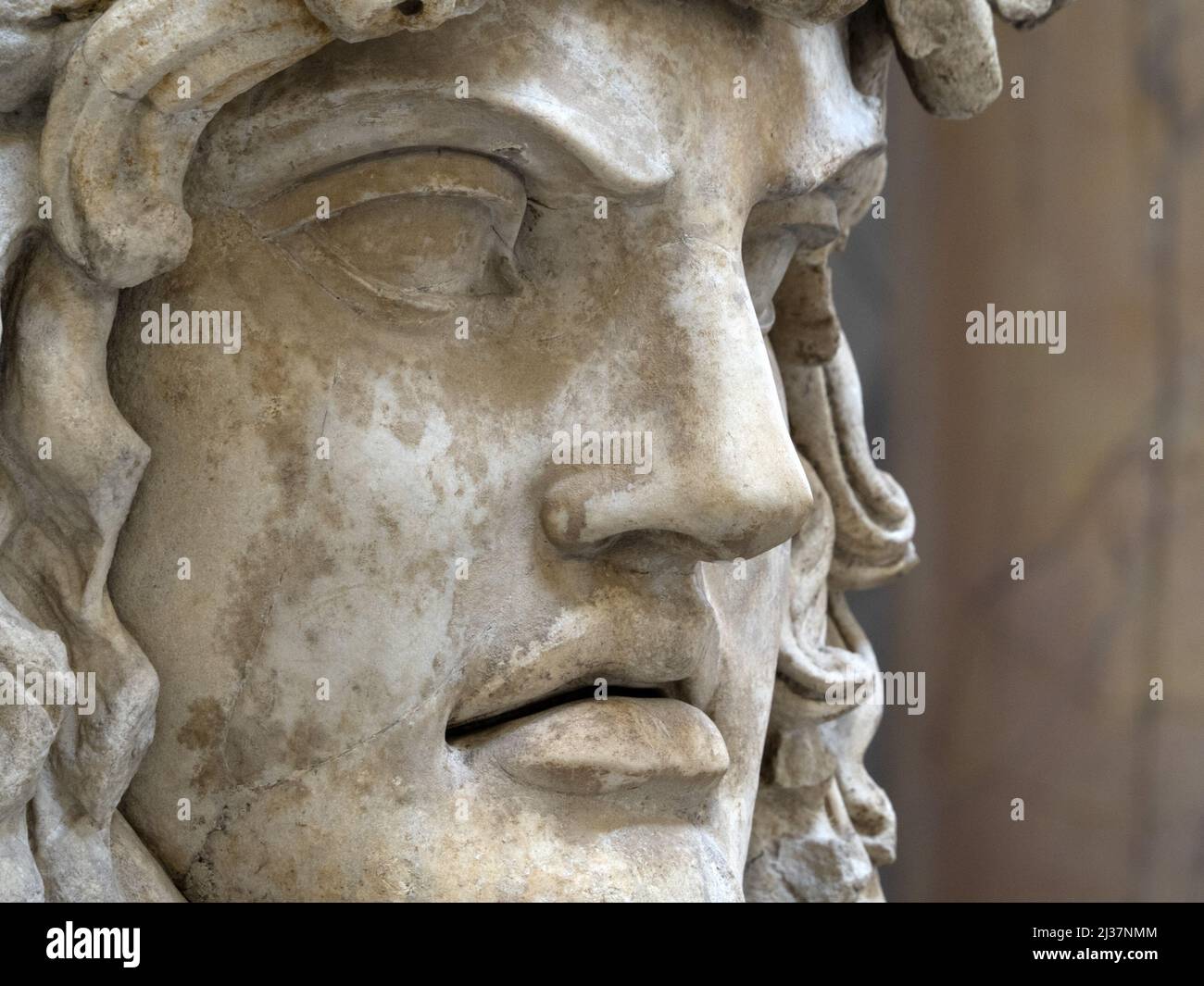 old marble roman figure sculpture statue detail Stock Photo - Alamy