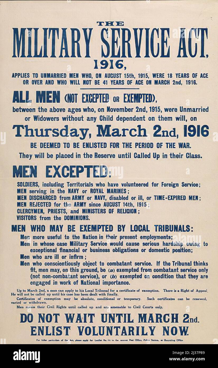 Selective Service Act Ww1