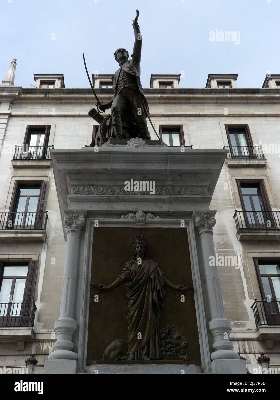 Santander (Spain). Statue erected in Santander in memory of Pedro ...