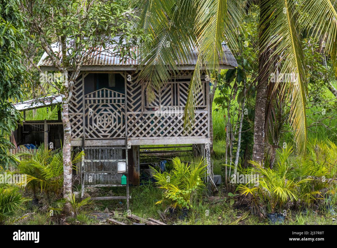 Malay wooden house hi-res stock photography and images - Alamy