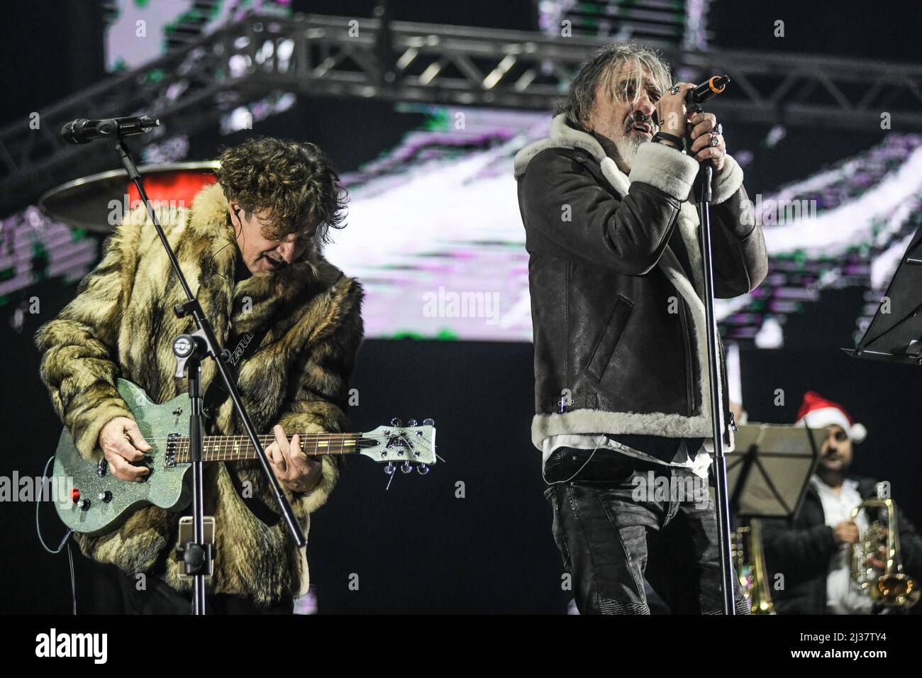 Mladen Vojicic Tifa and Goran Bregovic. Belgrade New Year Concert 2021 ...