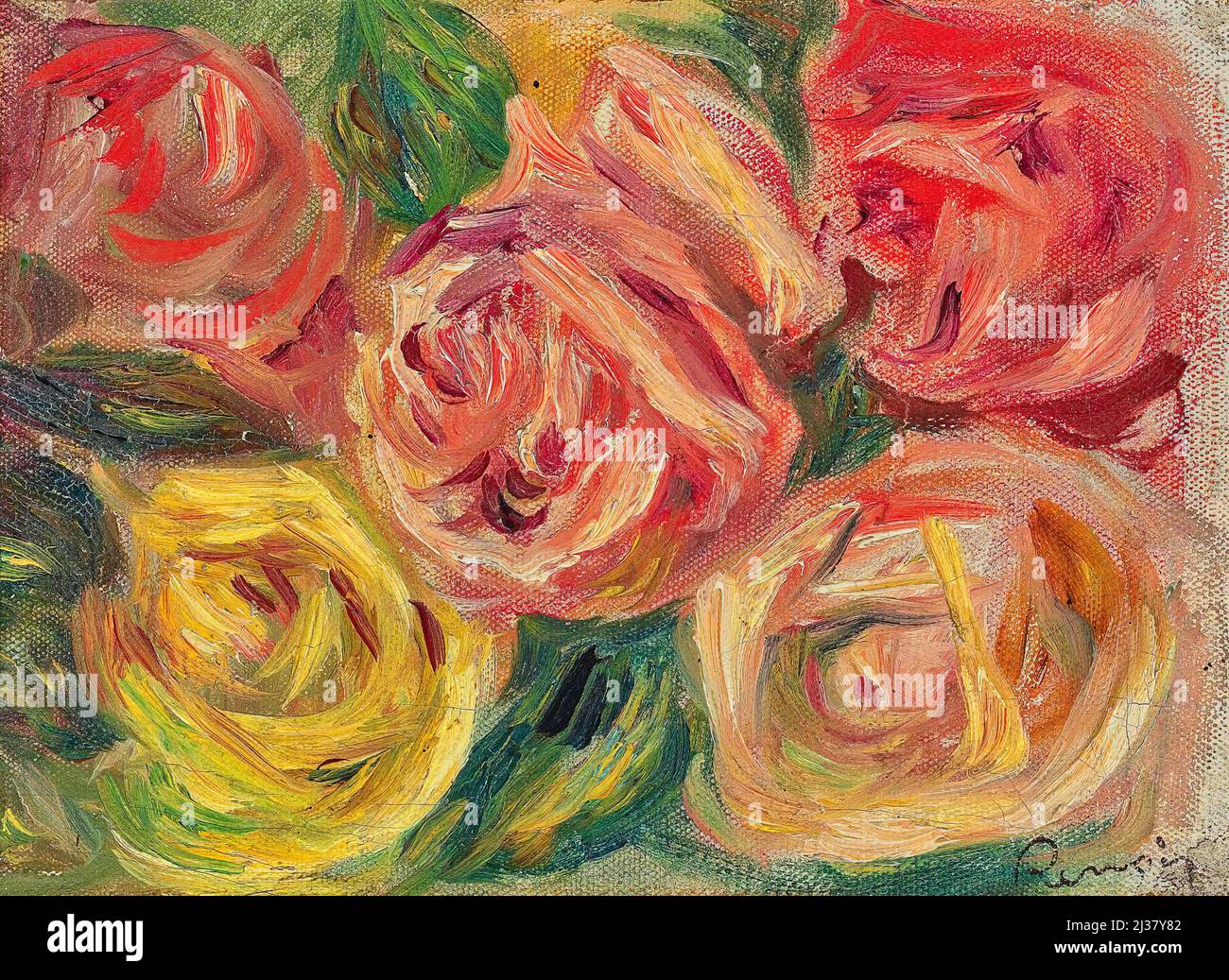 Pierre auguste renoir bouquet hi-res stock photography and images - Alamy