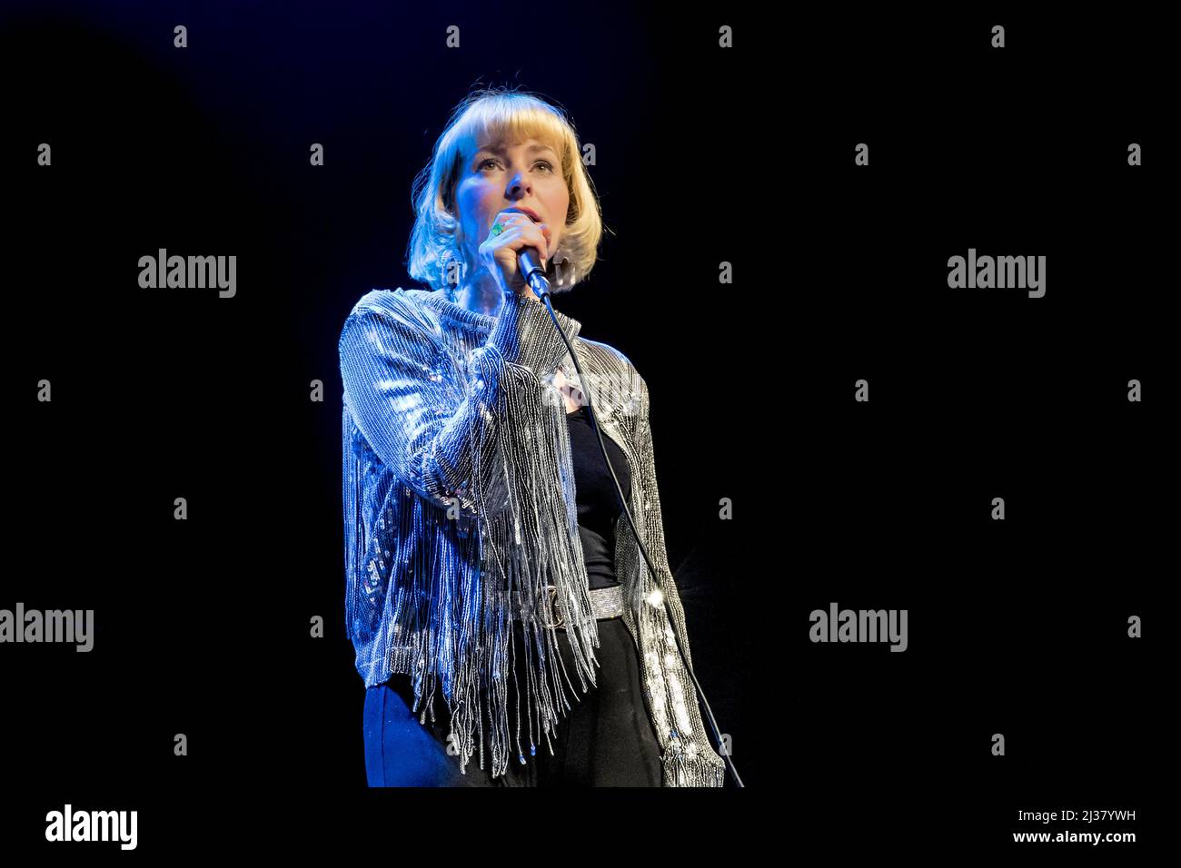 Toronto, Ontario, Canada: April 4, 2022, Canadian folk pop singer ...