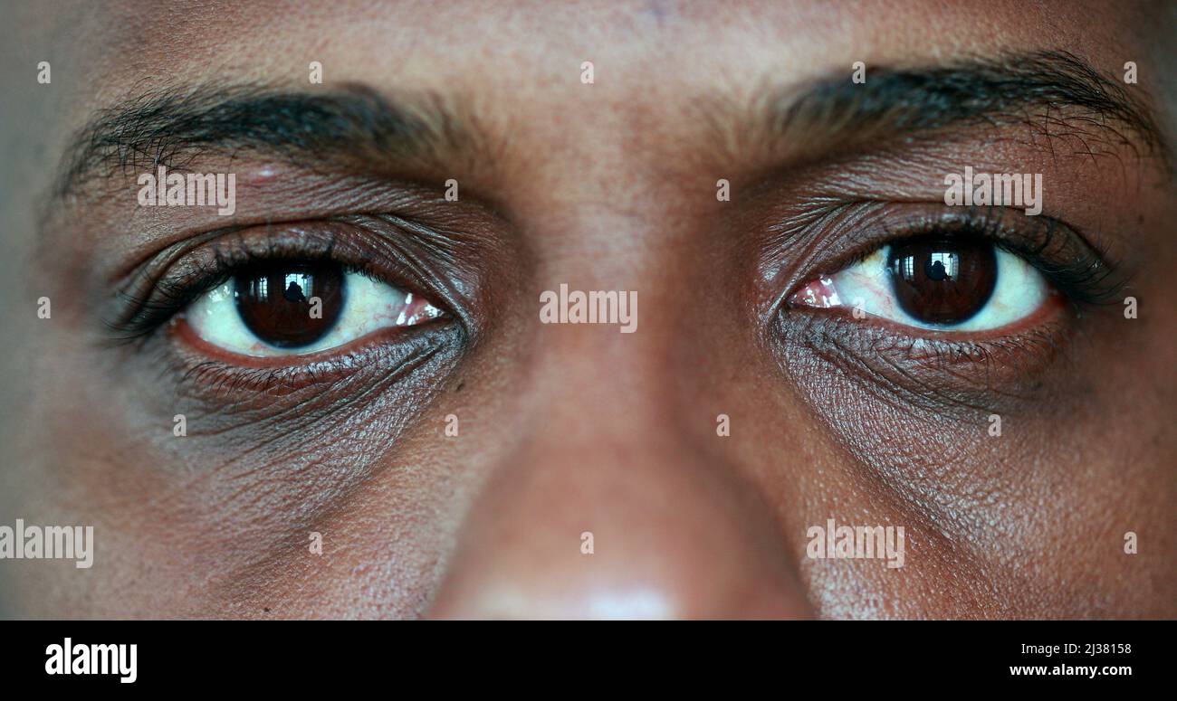 African man meditating close-up eyes Stock Photo - Alamy