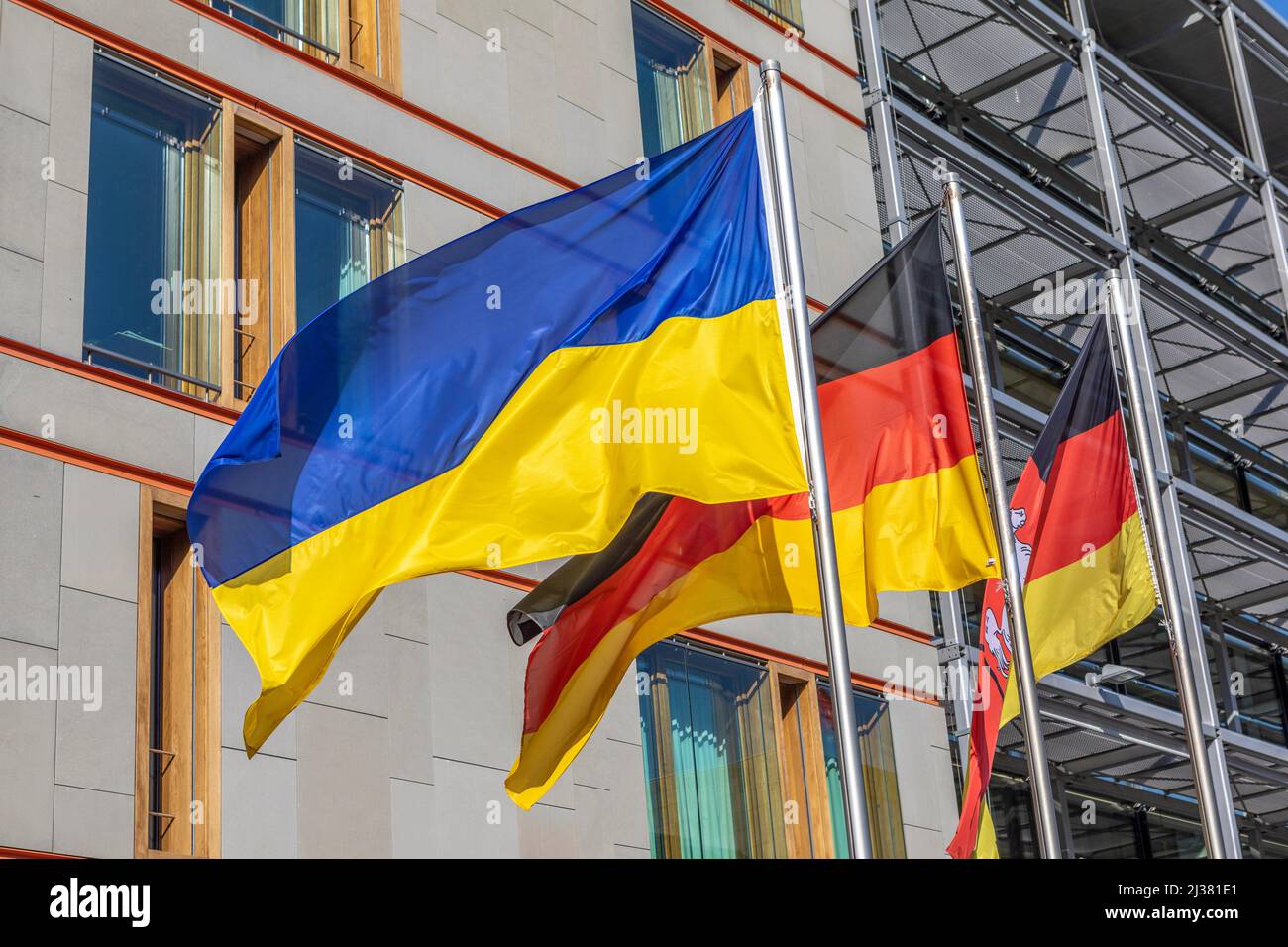 German flag ukrainian flag hi-res stock photography and images - Alamy