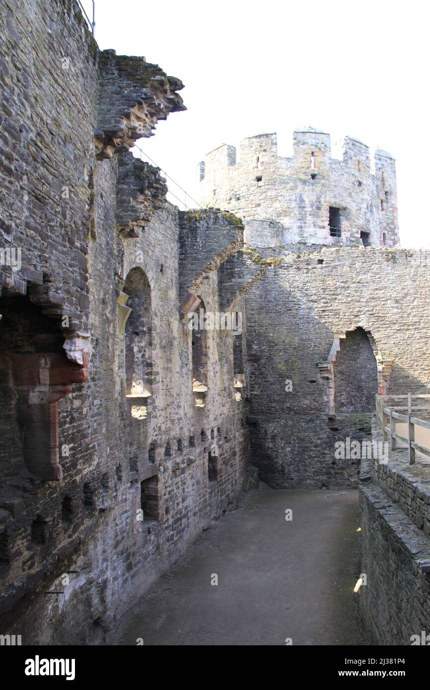 Conwy Castle was built by King Edward I during his conquest of Wales ...