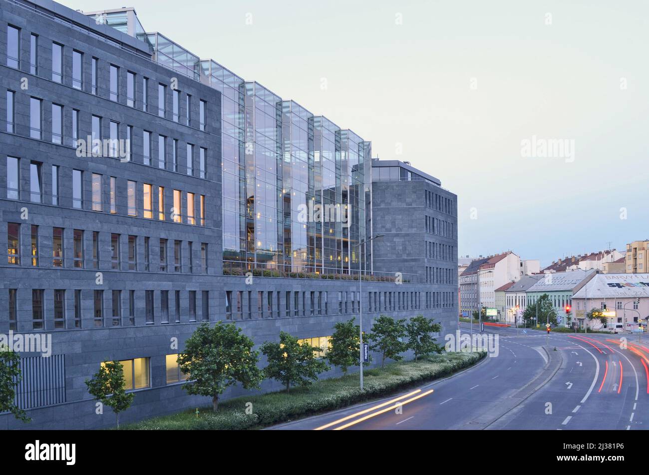 Nile House - modern office building exterior located in the Karlin ...