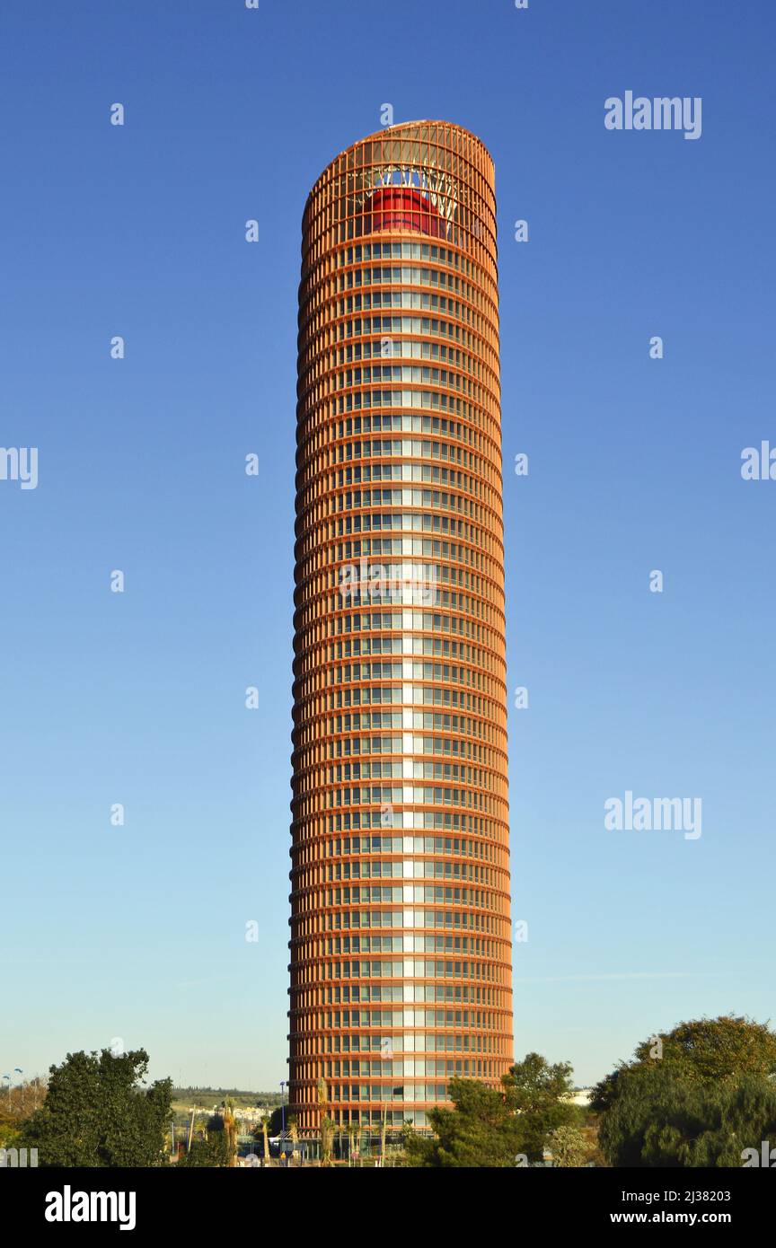 Torre Sevilla - modern office building landmark skyscraper designed by ...
