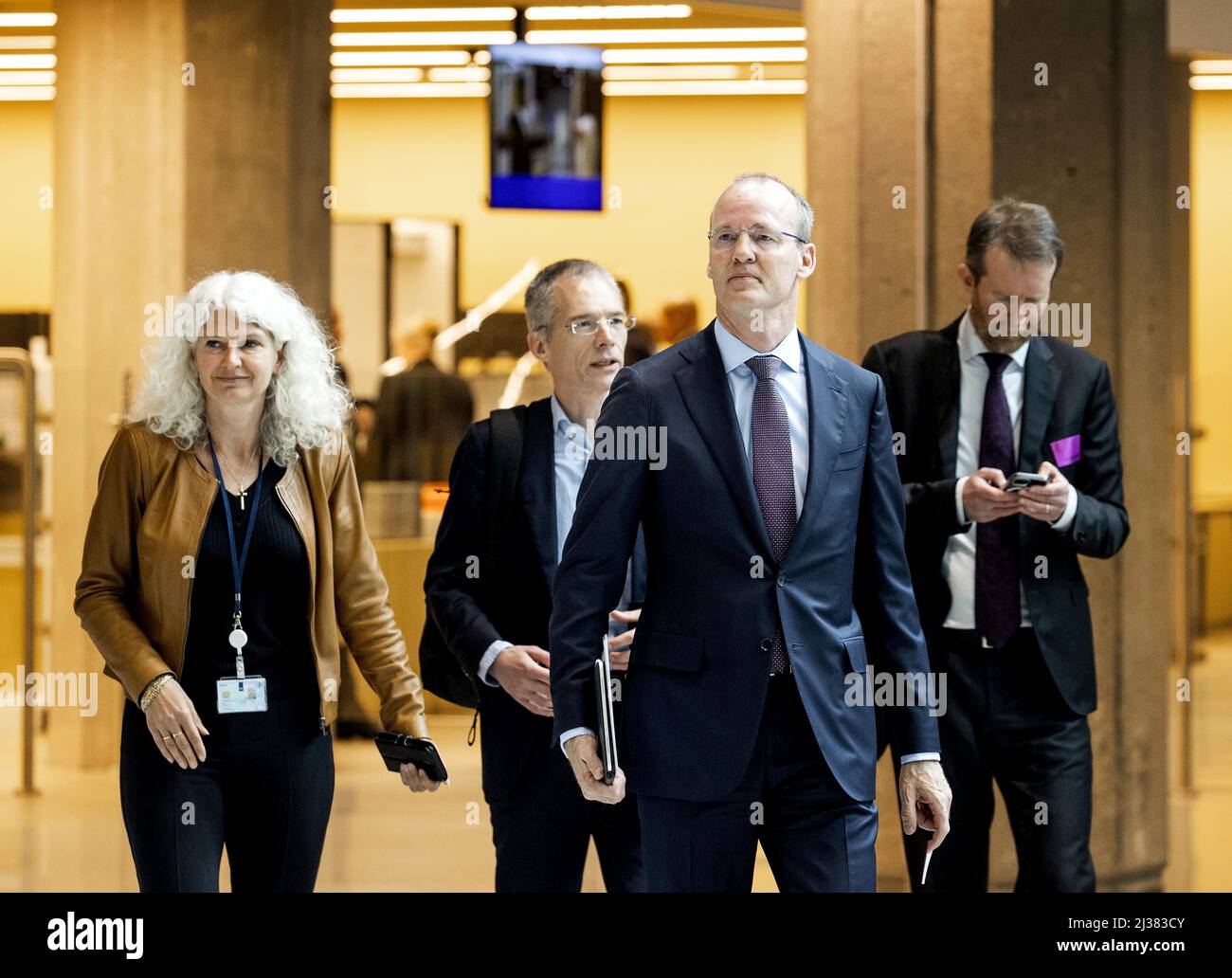 2022-04-06 16:50:59 THE HAGUE - Marcel Timmer (2L), member of the board ...